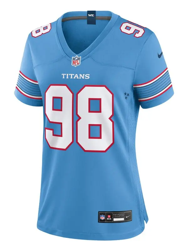 Nike Jeffery Simmons Tennessee Titans Nfl Game Jersey - Blue