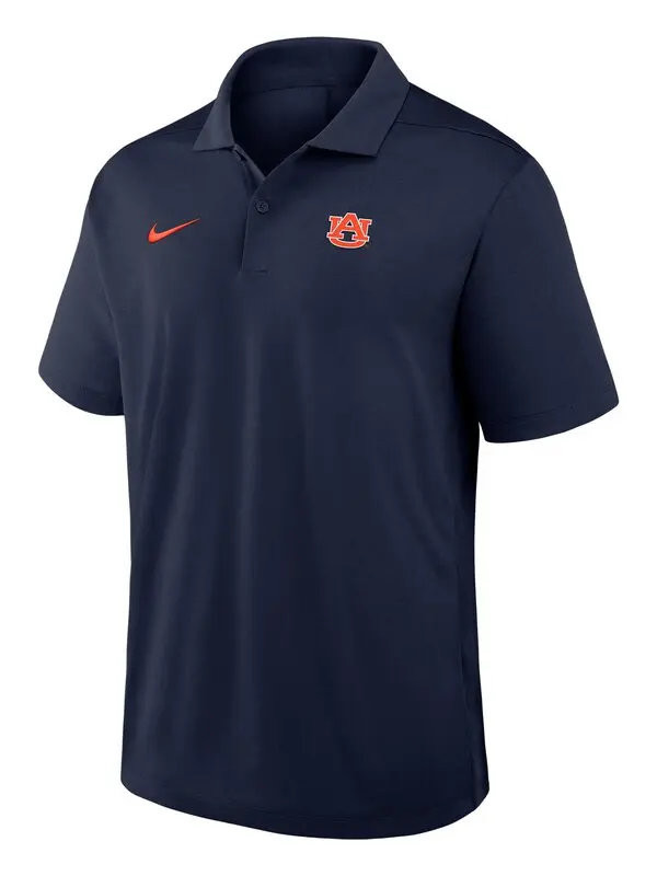 Nike Auburn Primetime Victory Plus Dri-fit College Polo - Blue