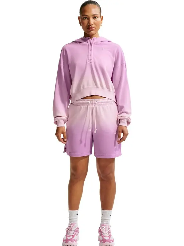 Nike Sportswear Phoenix Fleece Mid-rise Shorts - Pink
