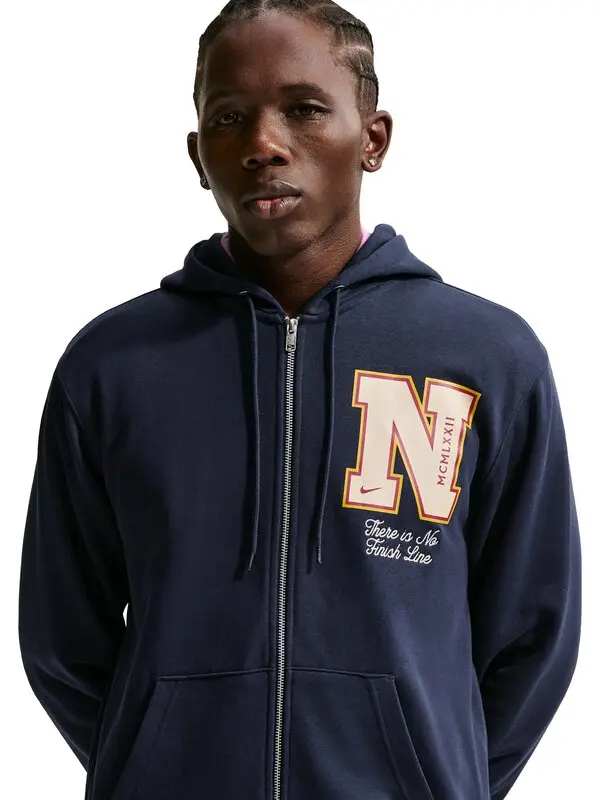 Nike Sportswear Club French Terry Full-zip Hoodie - Blue