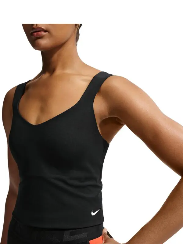 Nike Pro Sculpt Medium-support Padded Sports Bra Tank Top - Black