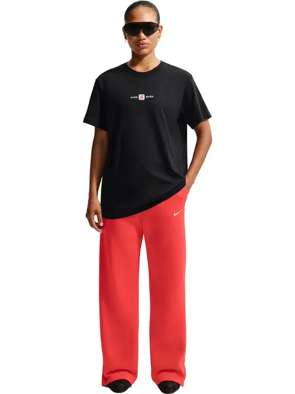 Nike Sportswear Phoenix Fleece High-waisted Wide-leg Pants - Red