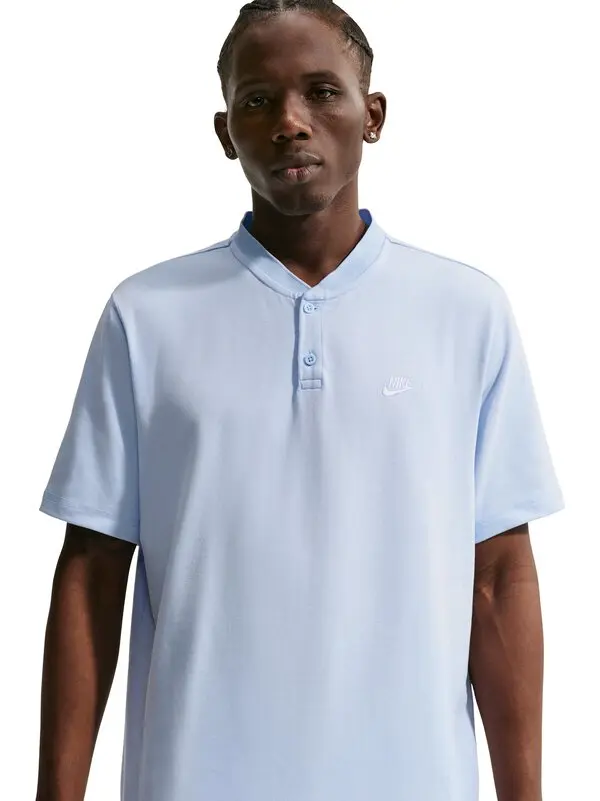 Nike Club Short-sleeve Henley - Blue