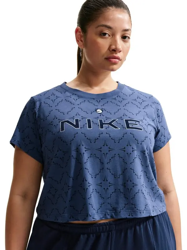 Nike Sportswear Chill Knit Slim Cropped T-shirt - Blue