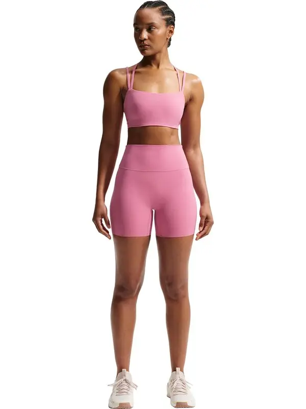 Nike Zenvy High-waisted 5" Biker Shorts - Pink