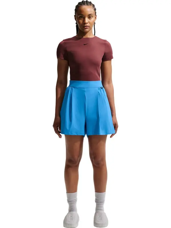 Nike 24.7 Perfectstretch Dri-fit High-waisted Shorts - Blue