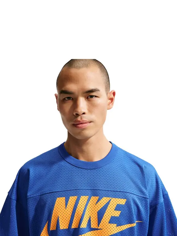 Nike Sb Mesh Football Jersey Skate Top - Blue