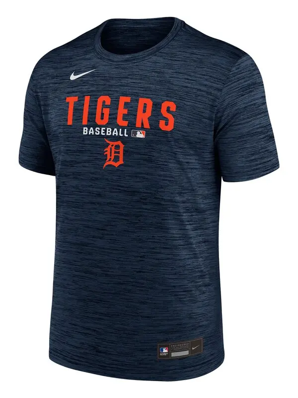 Nike Detroit Tigers Authentic Collection Dri-fit Mlb T-shirt - Blue