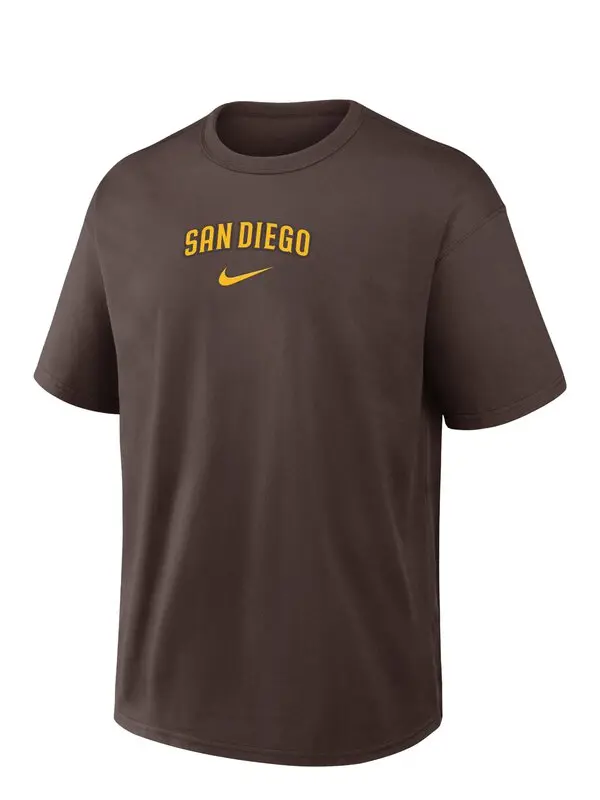 Nike San Diego Padres City Name Max90 Mlb T-shirt - Brown