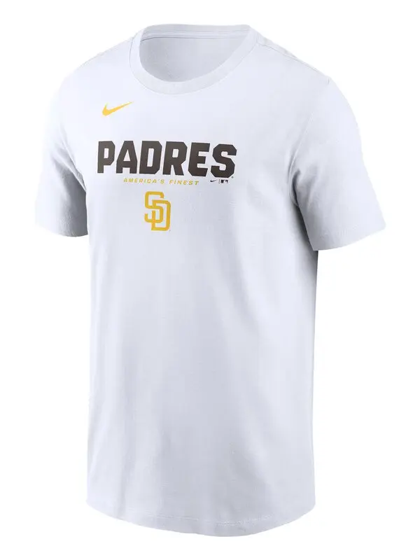 Nike San Diego Padres Bold Team Name Mlb T-shirt - White