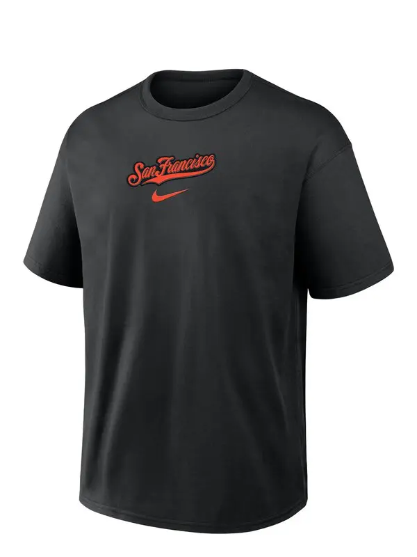 Nike San Francisco Giants City Name Max90 Mlb T-shirt - Black