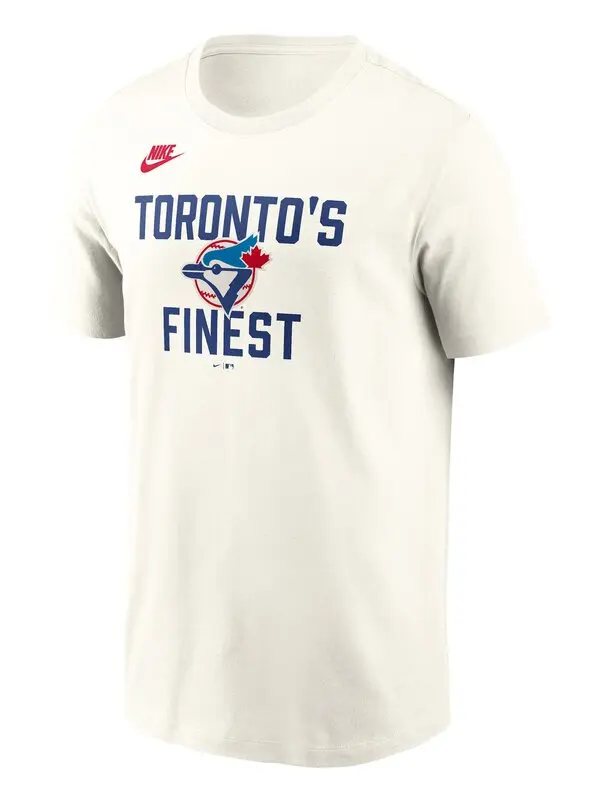 Nike Toronto Blue Jays Cooperstown '70s Inspired Mlb T-shirt - White