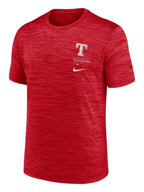Nike Texas Rangers Velocity Dri-fit Mlb T-shirt - Red