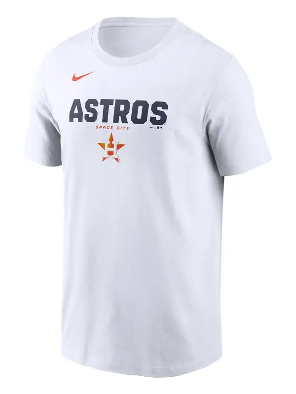 Nike Houston Astros Bold Team Name Mlb T-shirt - White