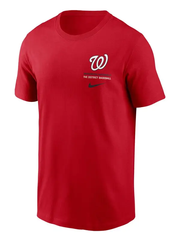 Nike Washington Nationals 2-hit Mlb T-shirt - Red