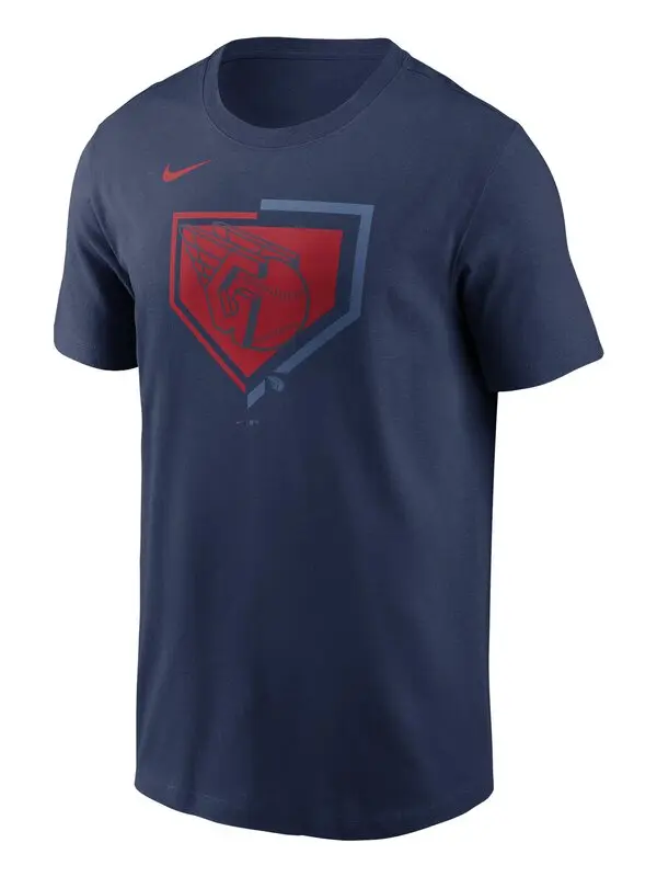 Nike Cleveland Guardians Icon Mlb T-shirt - Blue