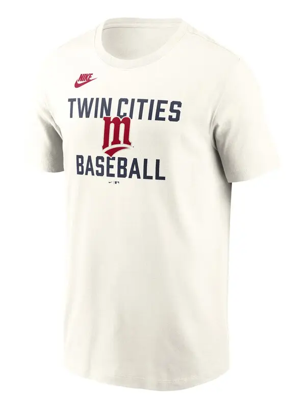 Nike Minnesota Twins Cooperstown '70s Inspired Mlb T-shirt - Brown