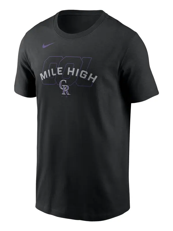 Nike Colorado Rockies Fashion Mlb T-shirt - Black