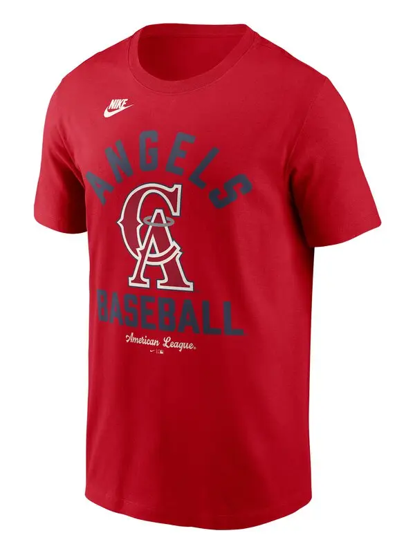 Nike California Angels Cooperstown Mlb T-shirt - Red