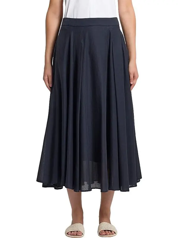 Peserico Pleated Midi Skirt - Ink