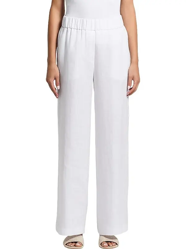 Peserico Elastic Waist Trousers - Natural White