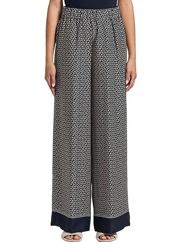 Peserico Wide Leg Trousers - Ink