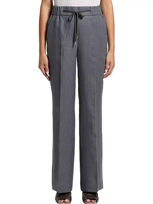 Peserico Elastic Waist Trousers - Aviator Blue