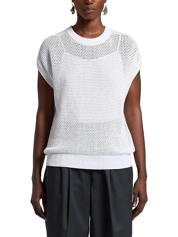 Peserico Cotton Sweater - Natural White