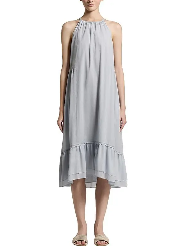 Peserico Sleeveless Midi Dress - Dust Light Blue