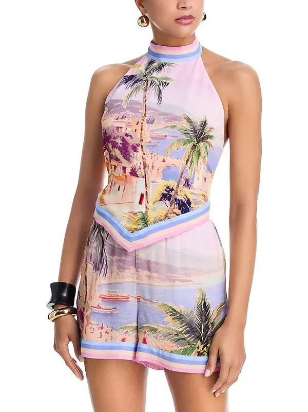 L'Agence Kochi High Neck Top - Multi