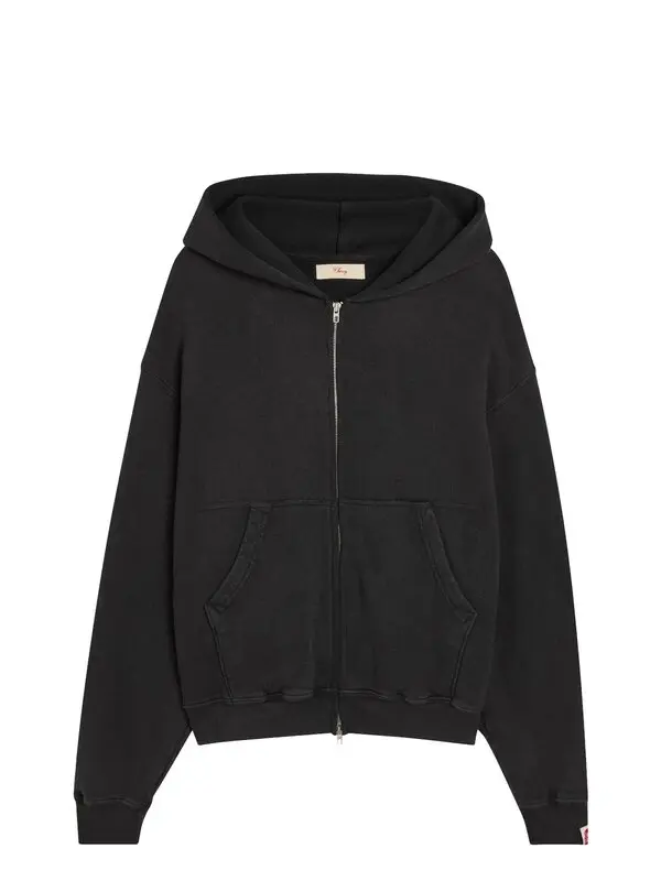 CHERRY LOS ANGELES Cotton Zip-up Sweatshirt - Black
