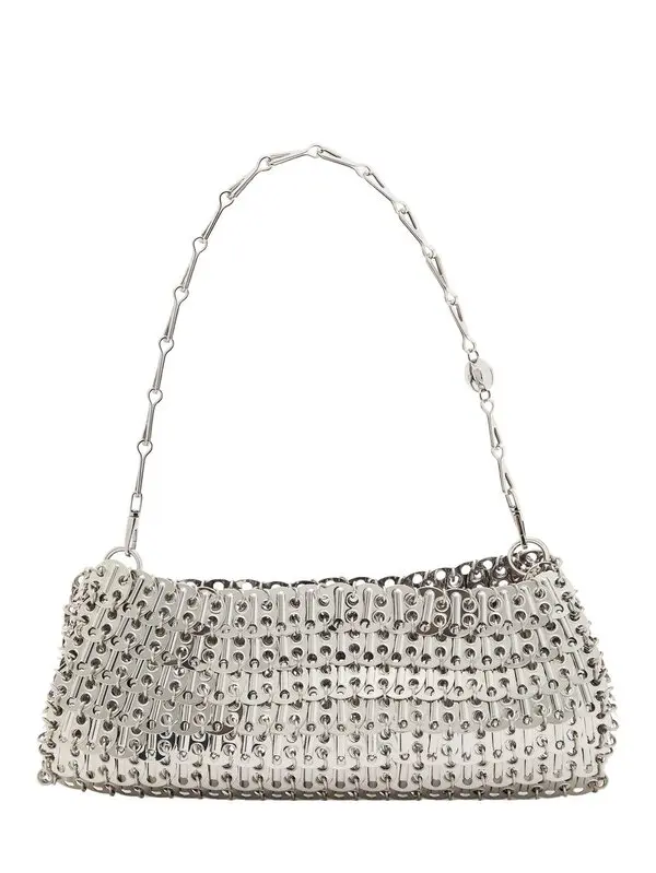 Rabanne Disc Shoulder Bag - Silver