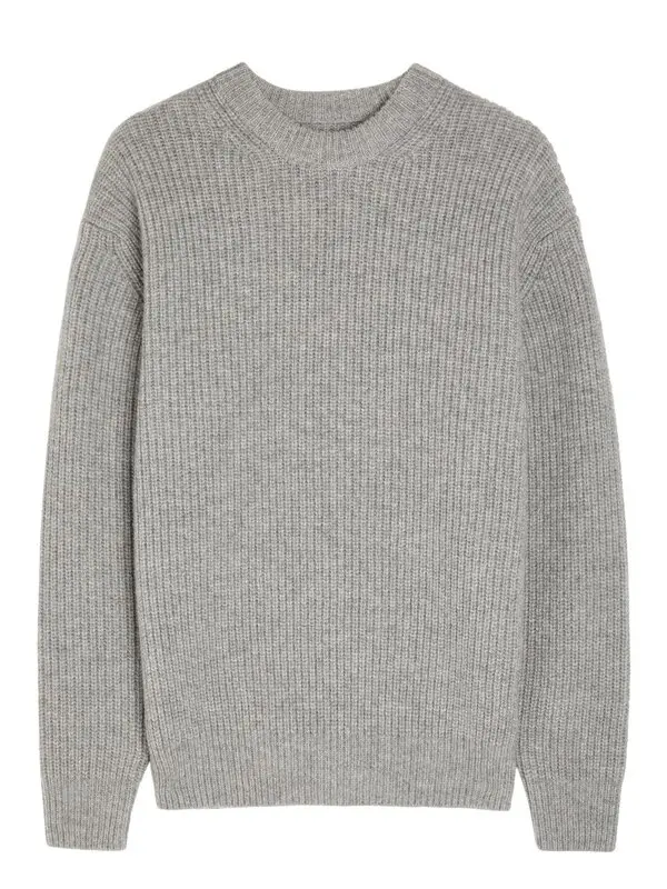 VOWELS Alpaca And Wool-blend Jumper - Grey