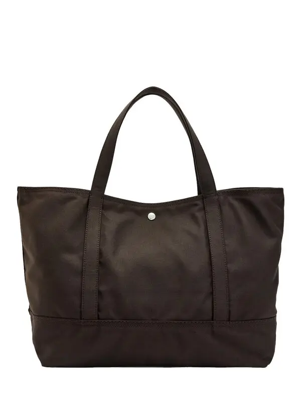 TOTEME Canvas Tote Bag - Dark Brown