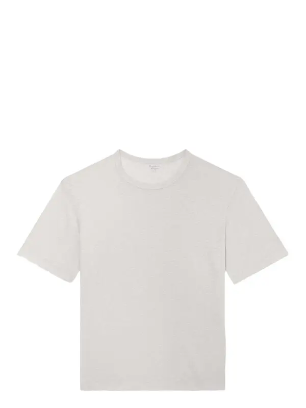 Hartford Linen-jersey T-shirt - Gray