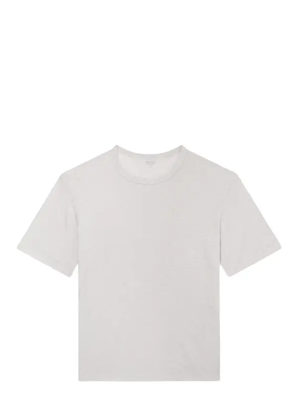Hartford Linen-jersey T-shirt - Gray