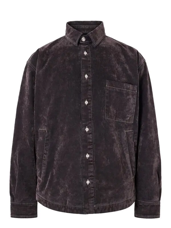 Jacquemus Boulanger Denim Overshirt - Gray
