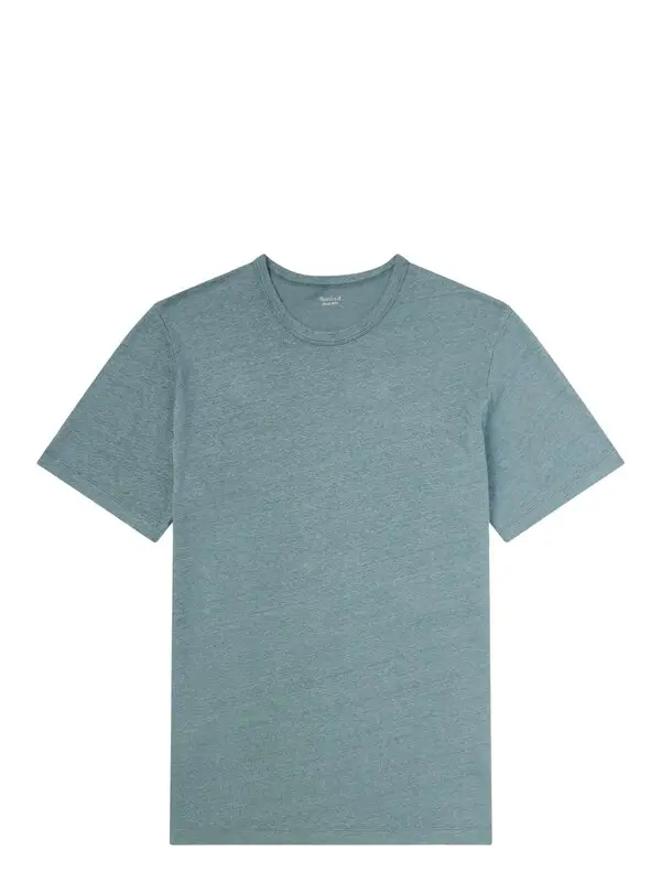 Hartford Linen-jersey T-shirt - Green