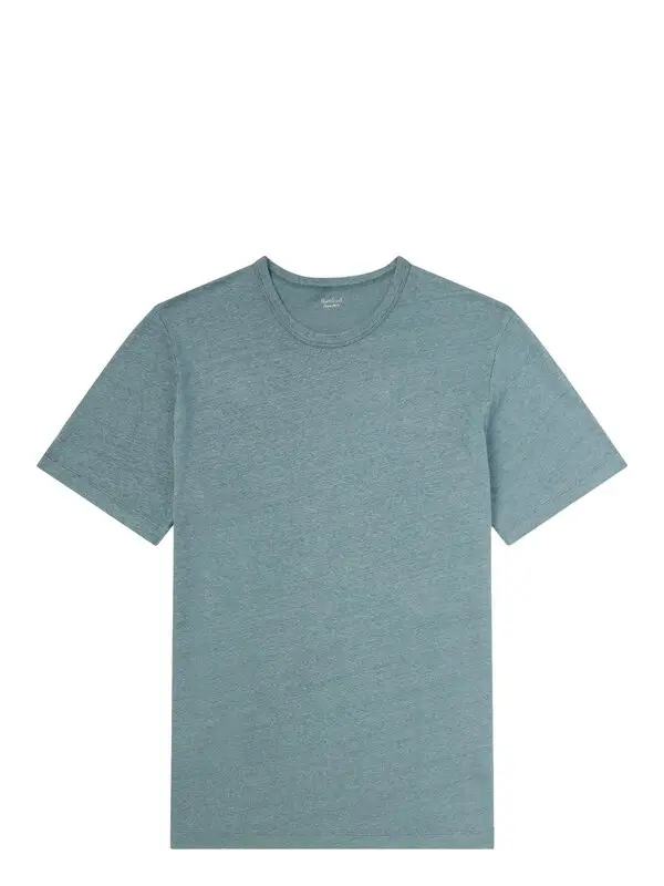 Hartford Linen-jersey T-shirt - Green