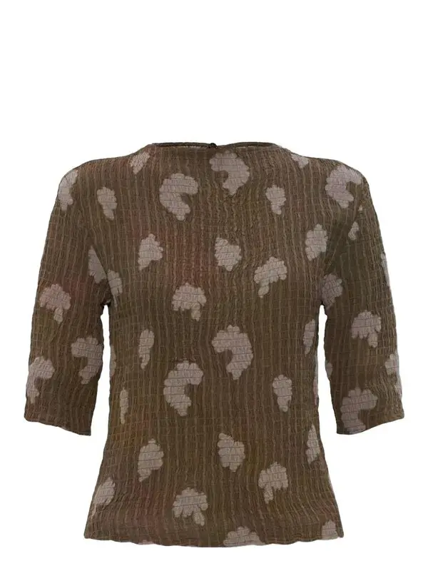 SAMSOE SAMSOE Safrida Floral-print Top - Brown