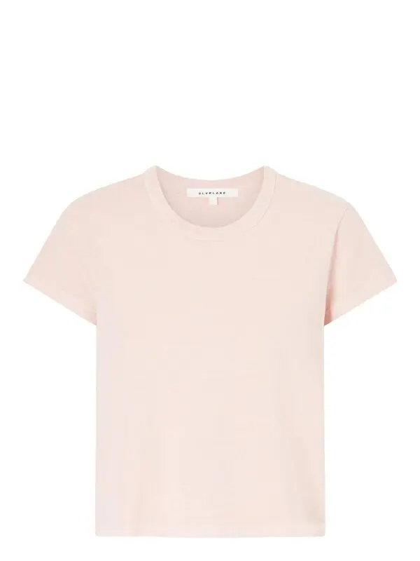 SLVRLAKE Easy Tee Cotton-jersey T-shirt - Pink
