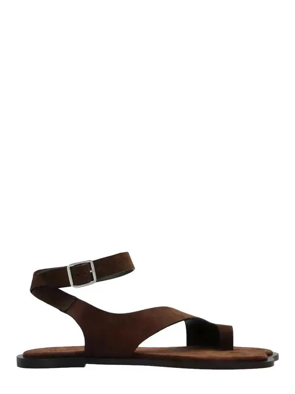 ALOHAS Honu Buckle-strap Sandals - Brown
