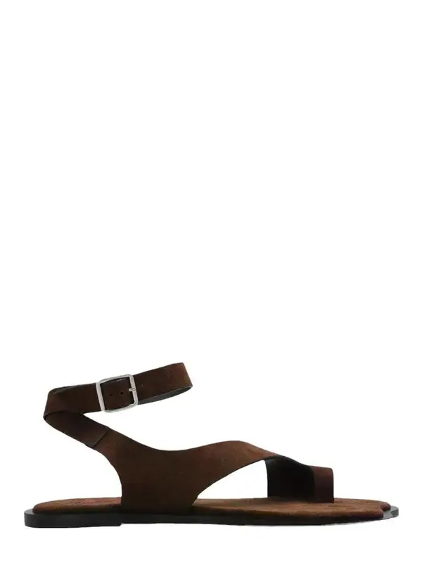 ALOHAS Honu Buckle-strap Sandals - Brown