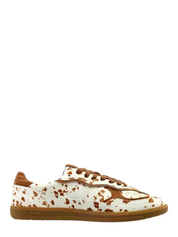 ALOHAS Patterned Lace-up Sneakers - White