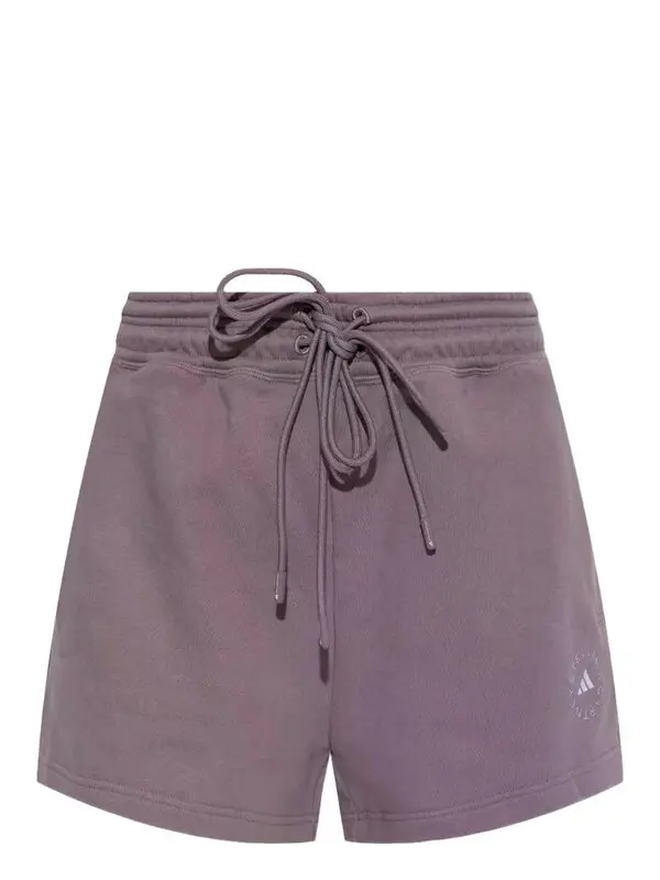 Adidas By Stella McCartney Drawstring Track Shorts - Purple