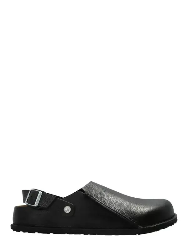 BIRKENSTOCK Lutry Premium Buckle-strap Mules - Black