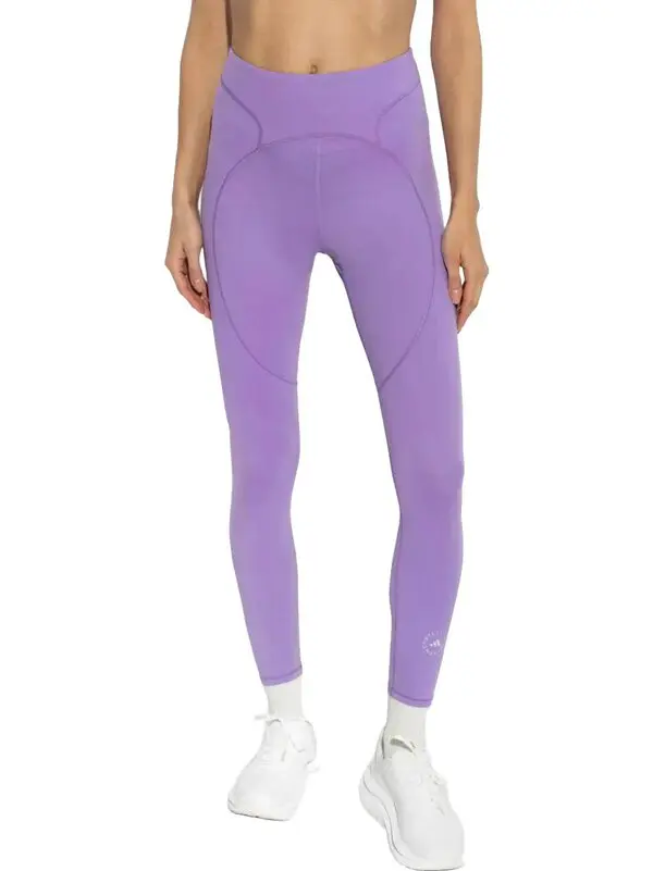 Adidas By Stella McCartney Seam-detail Training Leggings - Purple
