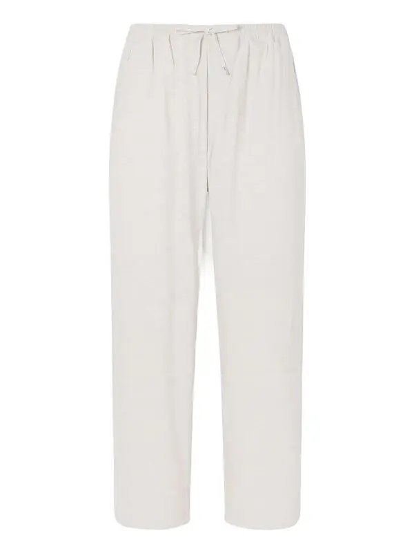 A KIND OF GUISE Samurai Straight-leg Linen And Silk-blend Trousers - Beige