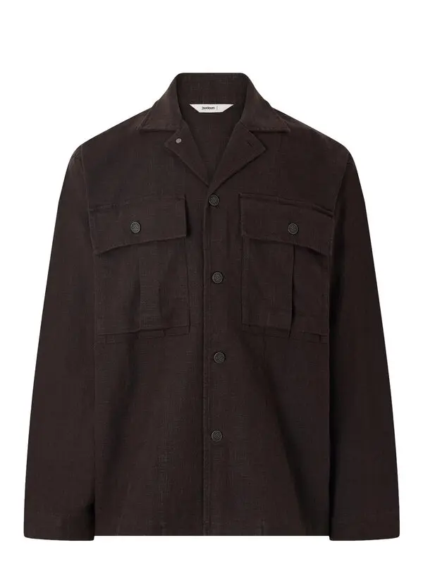 3sixteen M43 Linen Overshirt - Brown