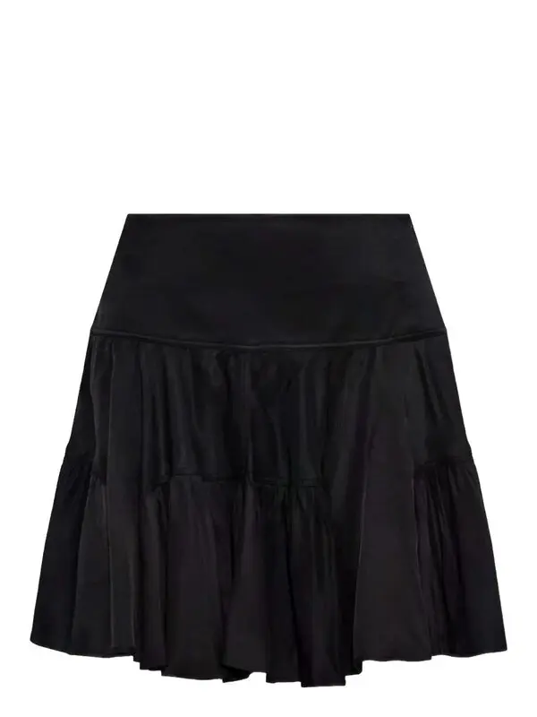 IRO PARIS Mini Skirt With Ruffle Detailing - Black